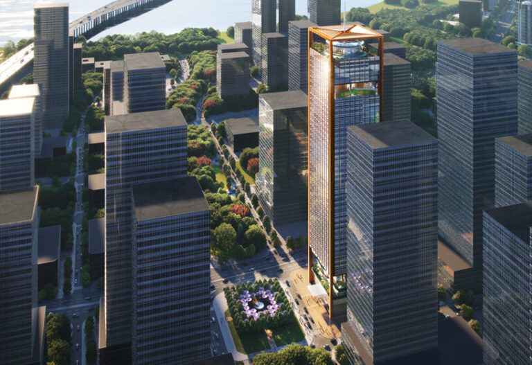 rogers stirk harbour + partners presents winning qianhai tower in shenzhen
