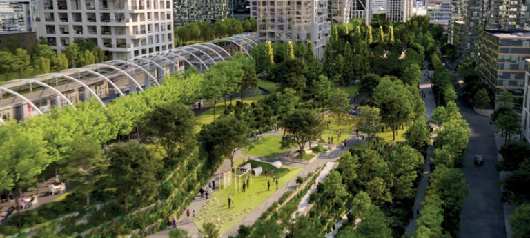 safdie architects designs ORCA toronto to create the new heart of the city