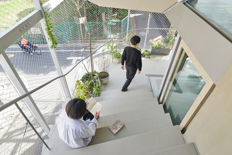 n o t architects studio's 'weather house' is an extension of tokyo's parks