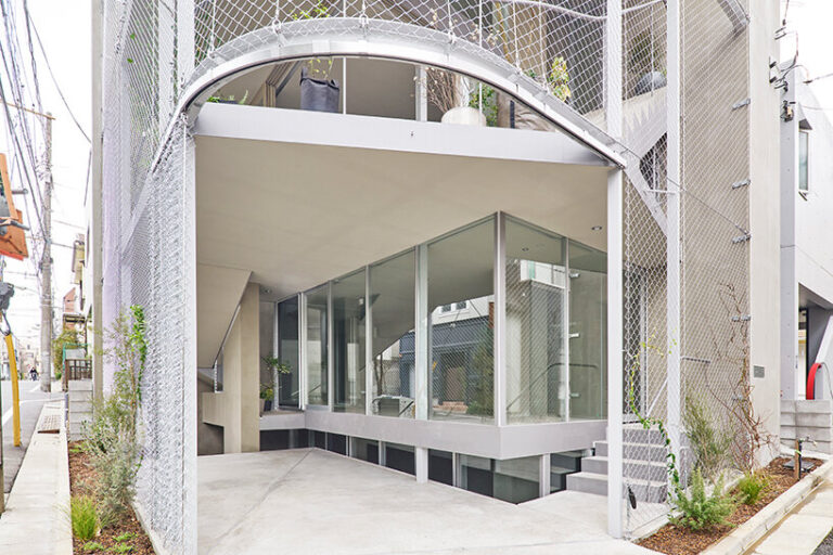 n o t architects studio's 'weather house' is an extension of tokyo's parks