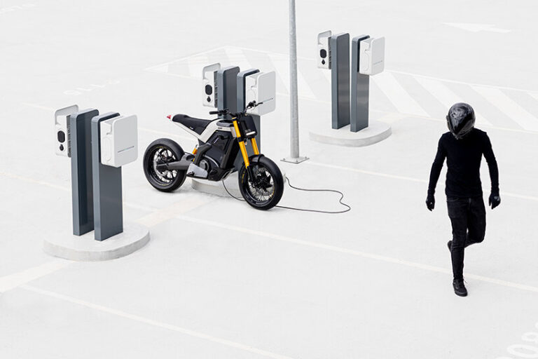 DAB motors unveil concept-e electric supermoto-style motorcycle