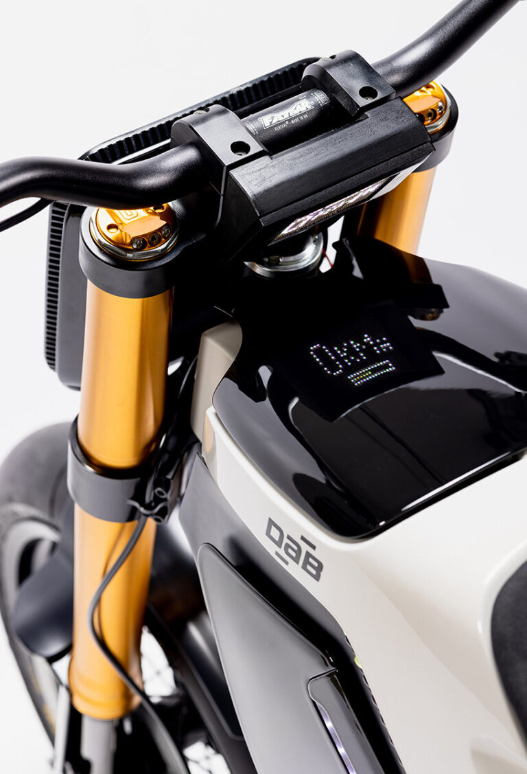 DAB motors unveil concept-e electric supermoto-style motorcycle