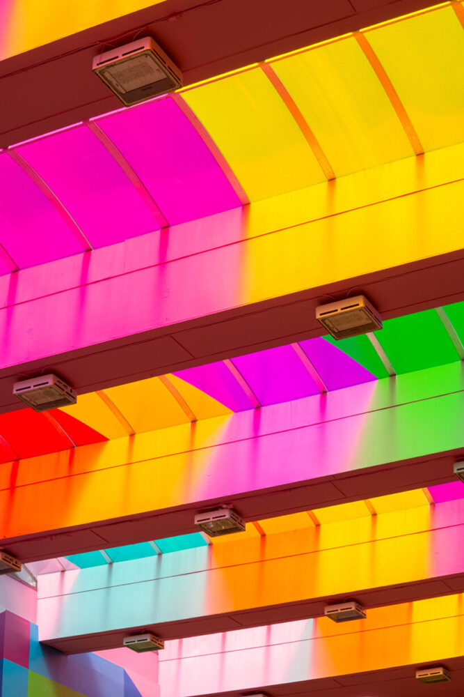 morag myerscough completes an immersive 'endless ribbon' in coventry