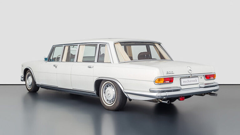 this fully restored classic mercedes-benz limo is on sale for $2.75 million