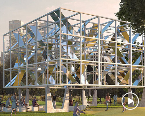 MAP studio's kaleidoscopic MPavilion 2021 opens in melbourne