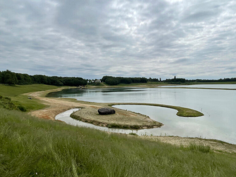 robert smithson's monumental earthwork 'broken circle/spiral hill ...
