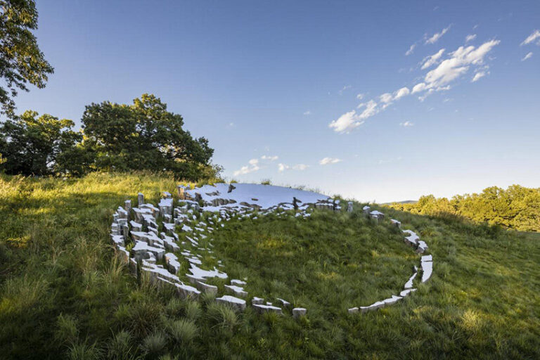 sarah sze embeds mirrored installation into storm king art center's ...