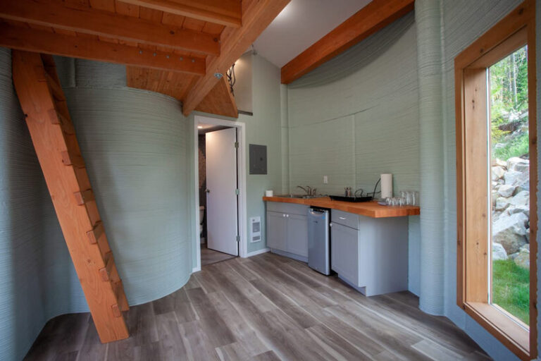 the fibonacci house becomes the first fully 3D printed home on airbnb