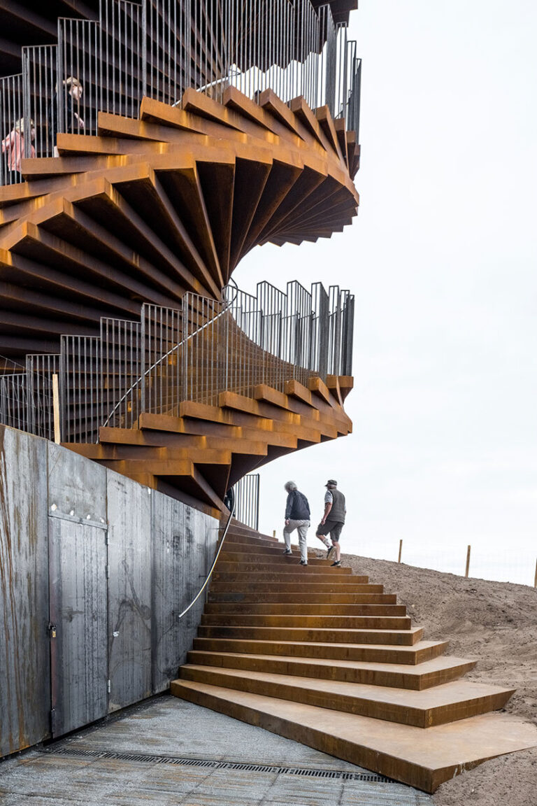 bjarke ingels' 'marsk tower' observation helix officially opens to public