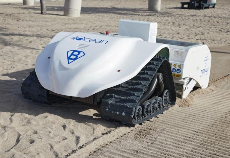 BeBot robot collects tiny plastic waste to clean our beaches