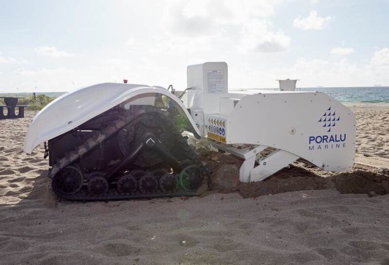 BeBot robot collects tiny plastic waste to clean our beaches