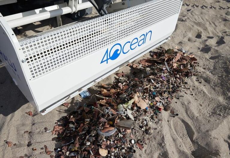 BeBot robot collects tiny plastic waste to clean our beaches