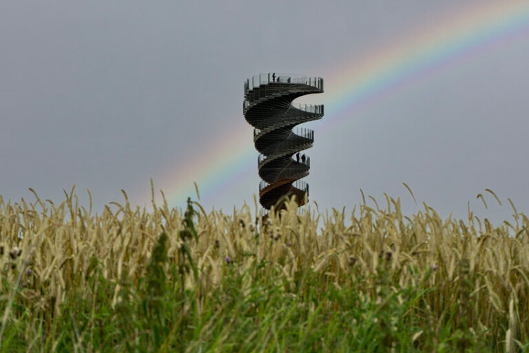 images revealed of BIG's marsk watchtower in denmark