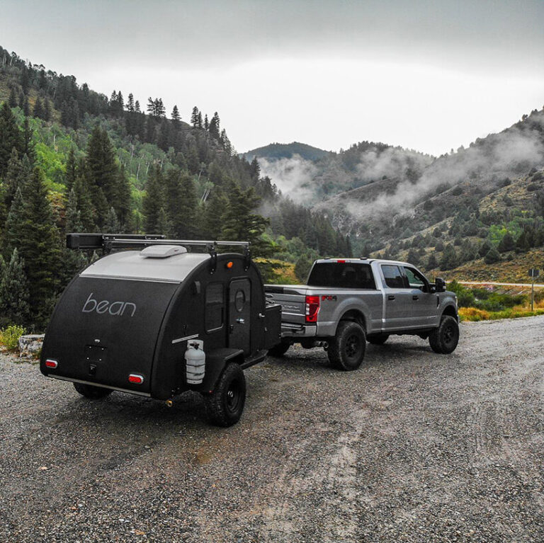bean trailer redesigned teardrop travel trailer for comfortable off ...