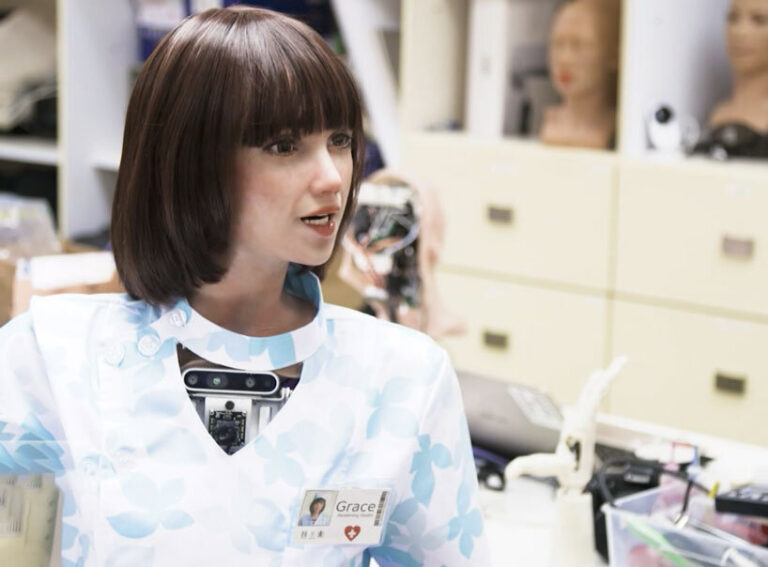 lifelike robot nurse 'grace' will bring emotional care to isolated patients