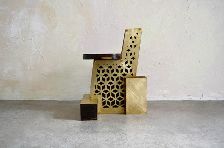 'wind memory' chair by yunshik shim promotes harmony between eastern ...