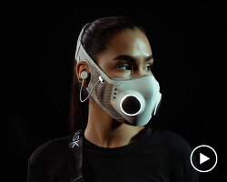 tongue-in-cheek knitted face masks by ýrúrarí promotes social-distancing