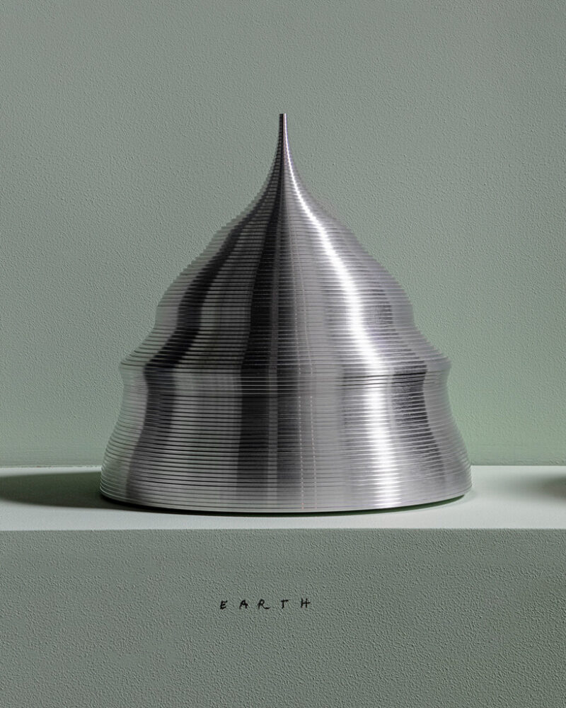 mathieu lehanneur sculpts the earth's shifting populations