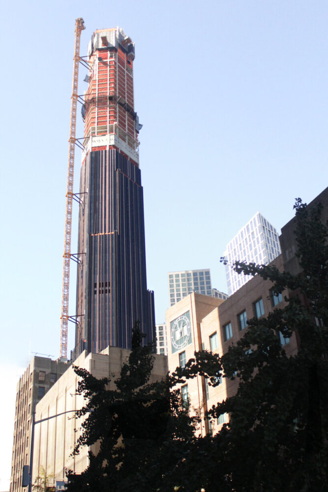 designed by SHoP architects, the highest tower in brooklyn tops out