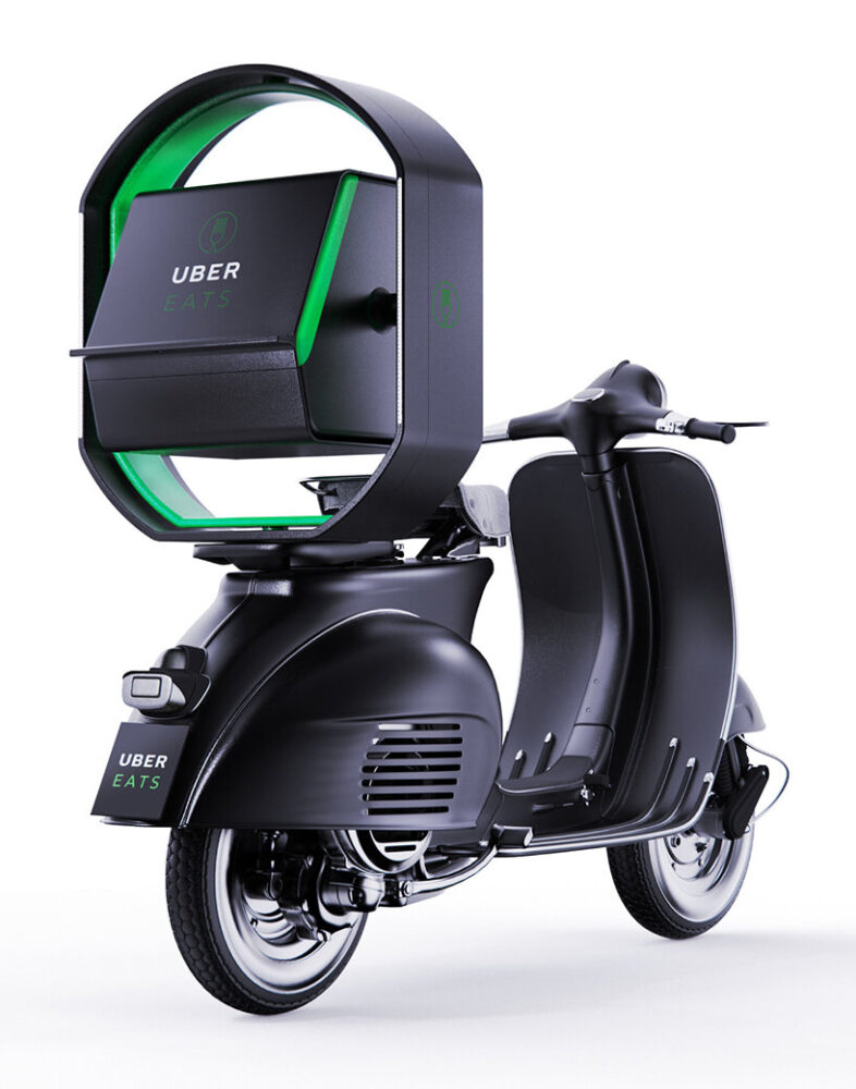 uber balance delivery system prevents food from spilling out