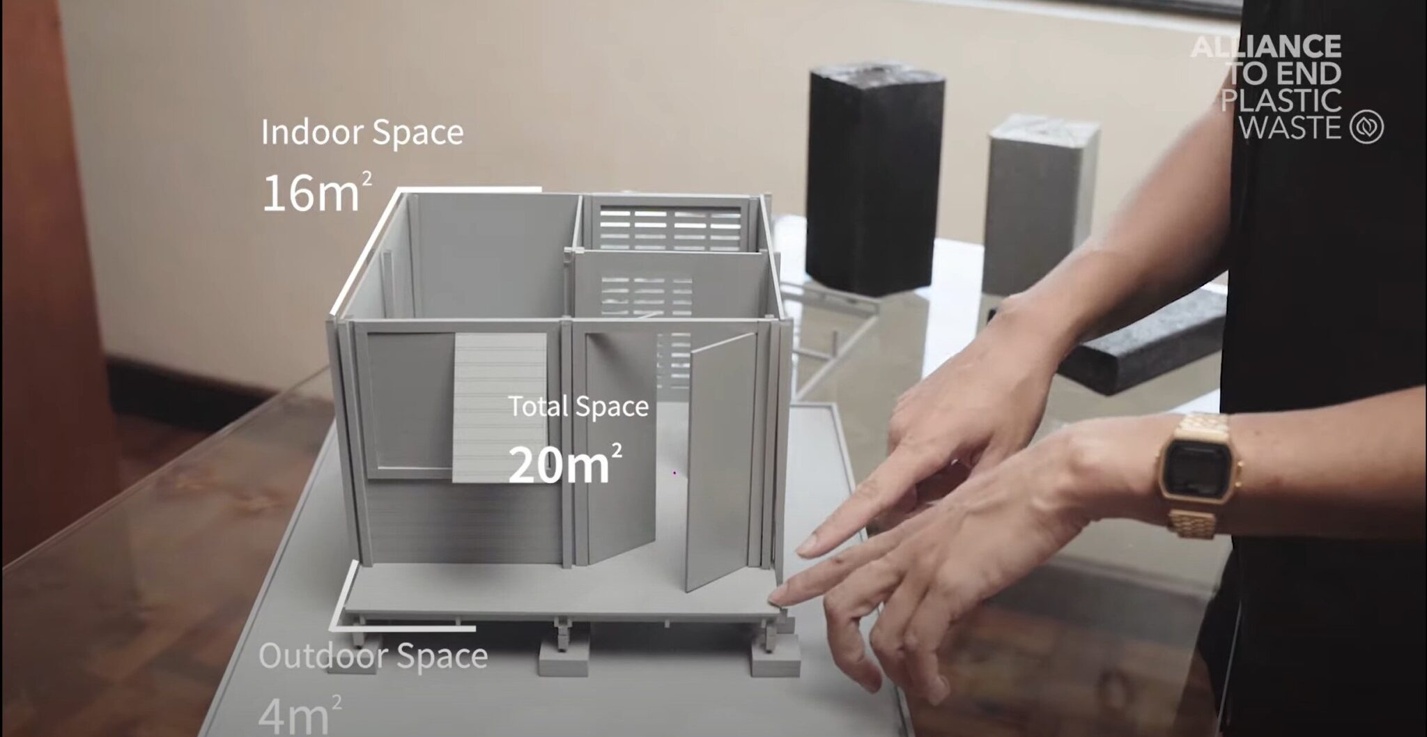 the plastic flamingo cleans, shreds + turns ocean plastic waste into ...