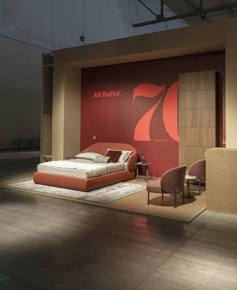 alf dafrè debuts green-oriented YUME bed during supersalone 2021