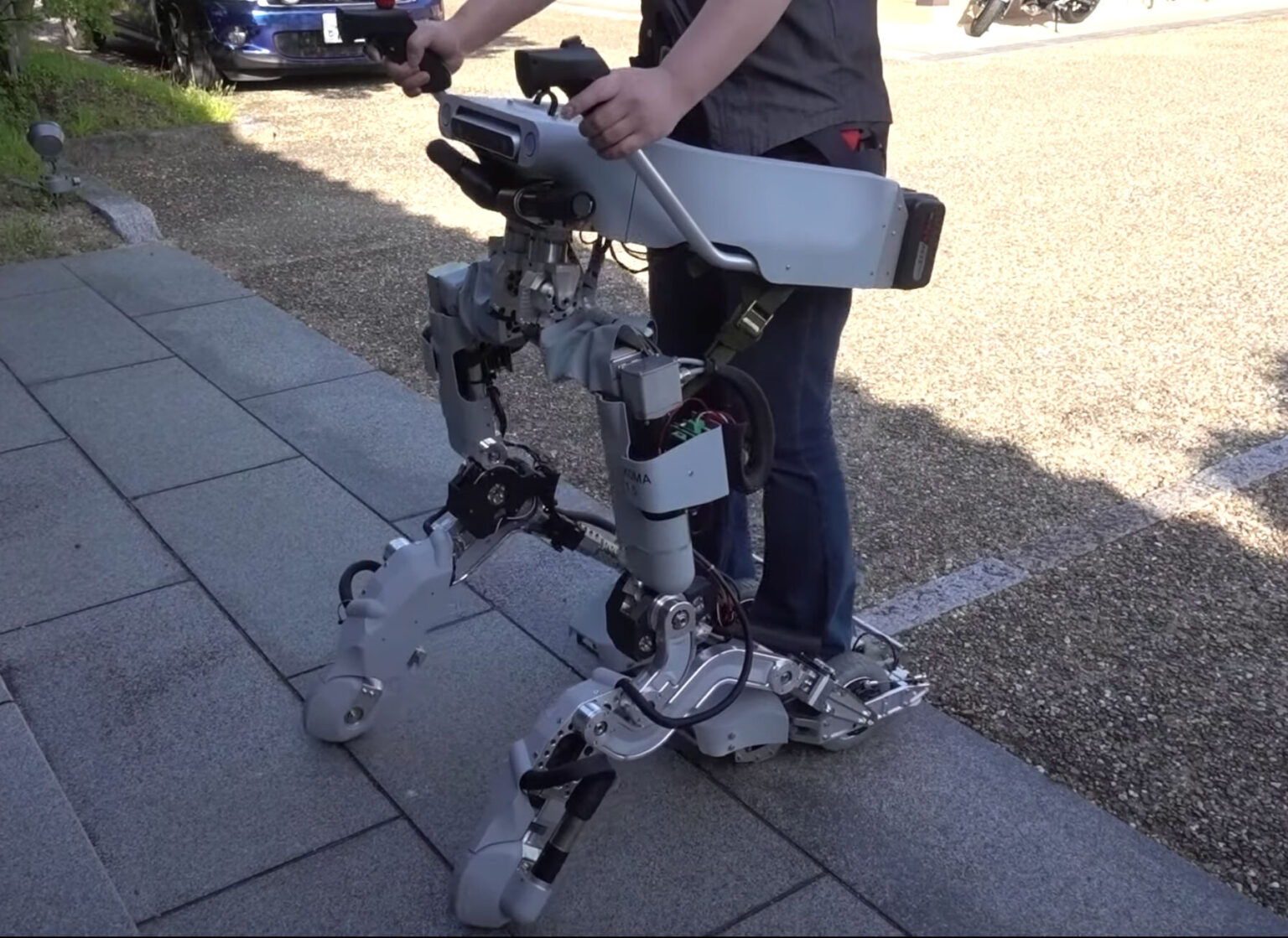 have more physical freedom by wearing robots!