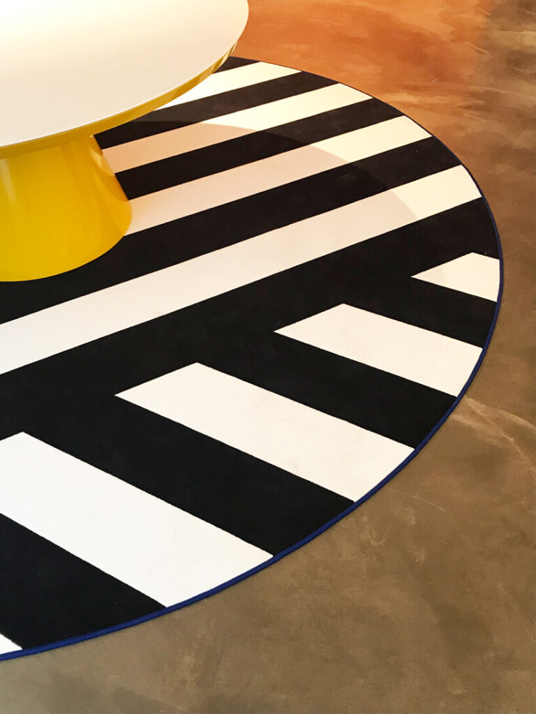 FLAT'N digitally prints flooring designs varying in pattern, color & shape