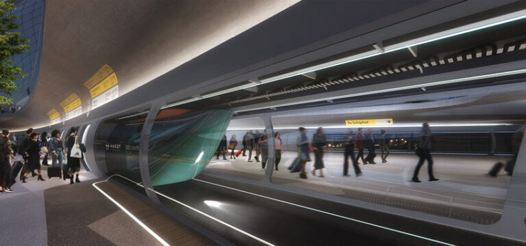 amsterdam-rotterdam is the first european hyperloop network route