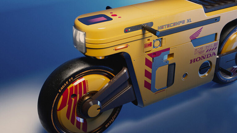 honda motocompo scooter gets a full-size reinterpretation by allan williams