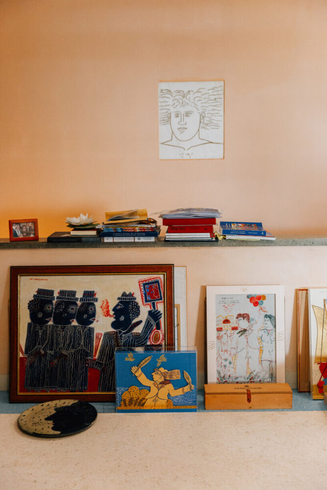 inside the colorful home and studio of greek artist alekos fassianos