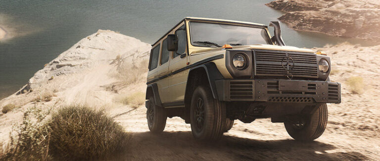 mercedes-benz unveils its updated G-wagen for military operations
