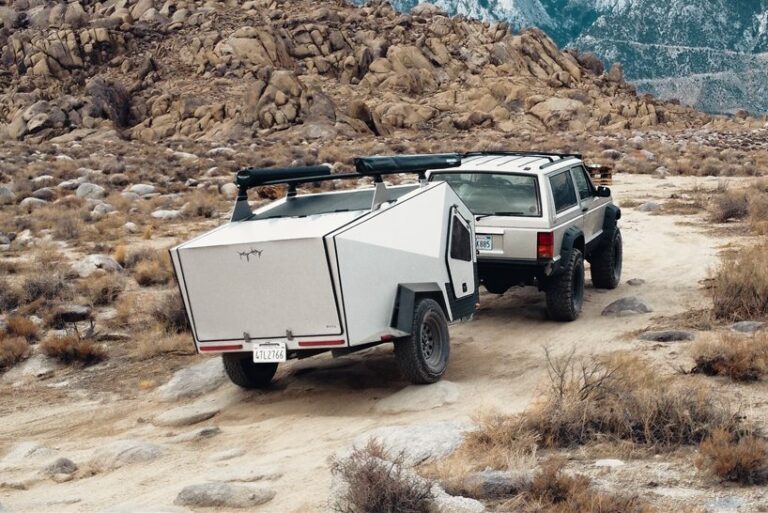 new overlanding teardrop trailer by polydrops elevates off-grid traveling