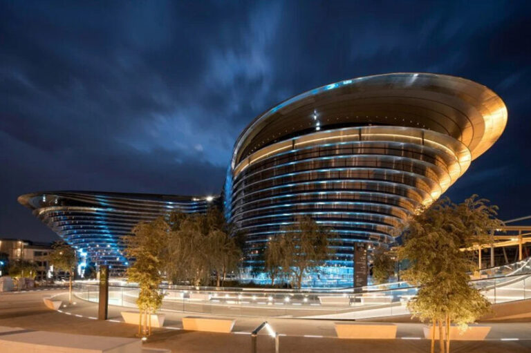 foster + partners' mobility pavilion celebrates progress at expo 2020 dubai