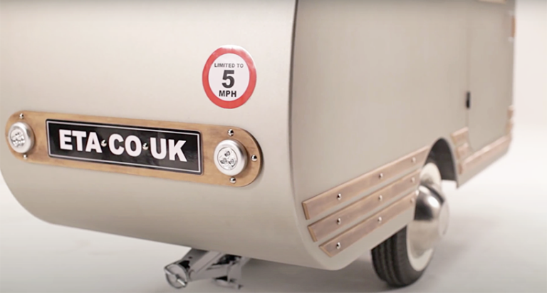 QTvan is the world's smallest towable trailer