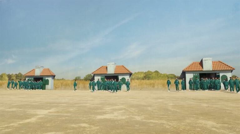 discover the surreal architecture of netflix's squid game