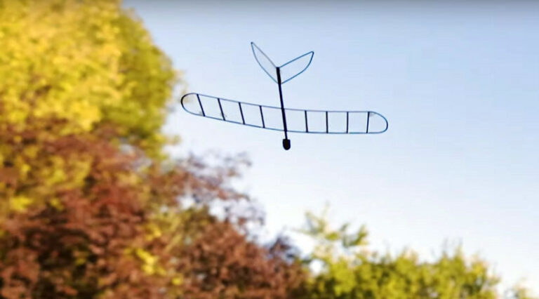 watch this ultralight glider with water wings take off