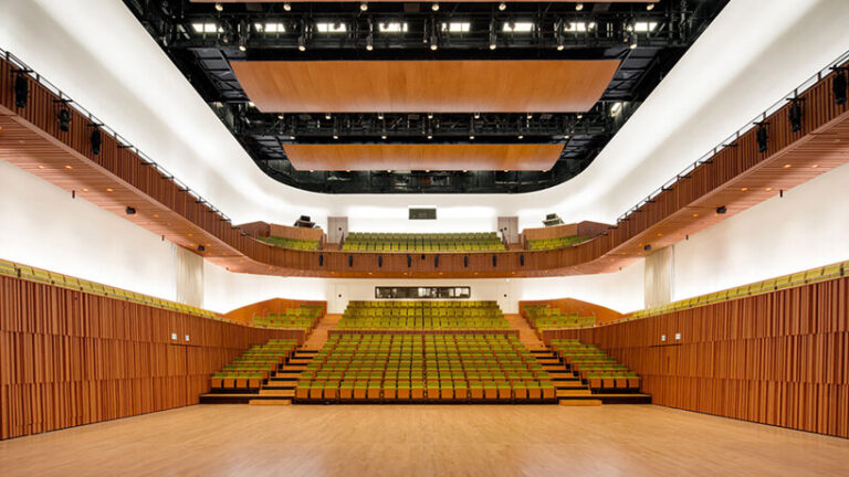 henning larsen architects' shaw auditorium opens its doors in hong kong