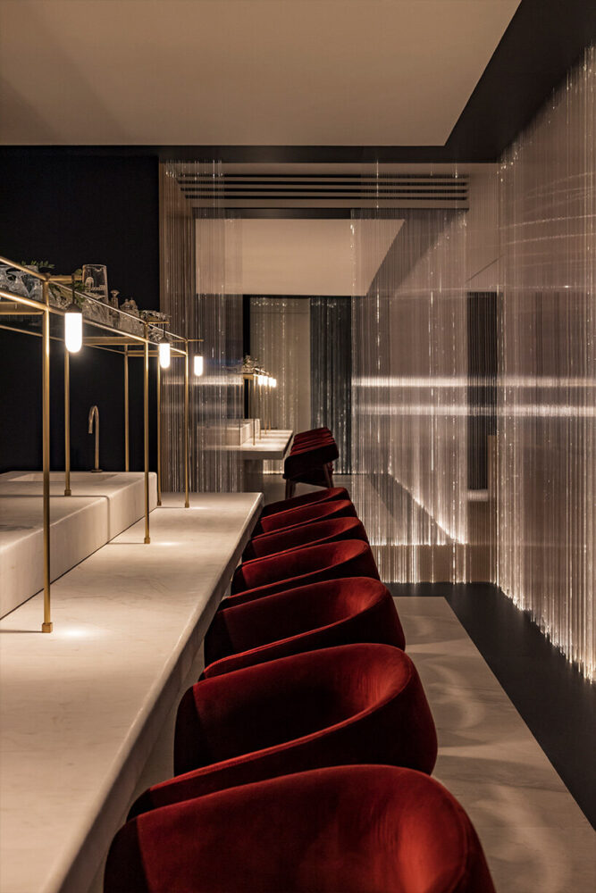 kois associated architects designs delta restaurant as multi-sensorial ...