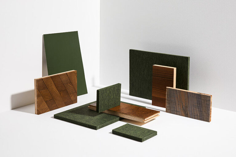 autex acoustics products include up to 80% recycled bottle flakes