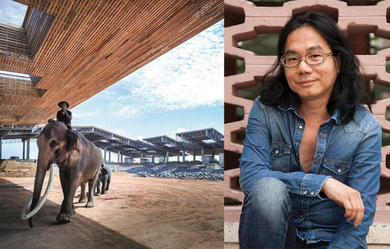 boonserm premthada creates elephant dung bricks