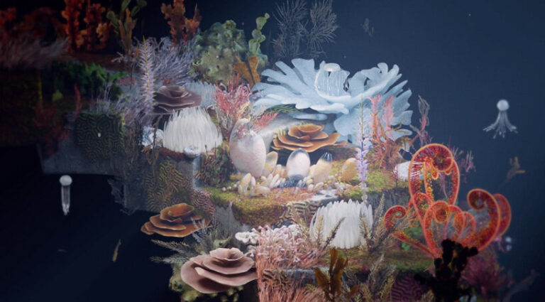 OMA, charlotte taylor + nicholas préaud present NFT of 'coral arena ...