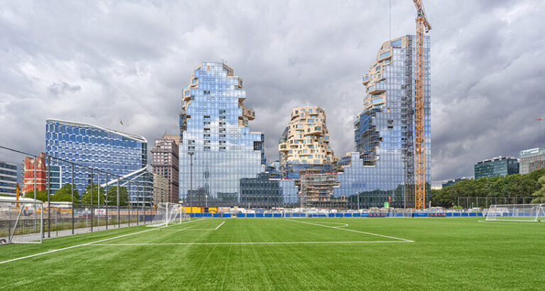 MVRDV-designed valley photographed near completion in amsterdam