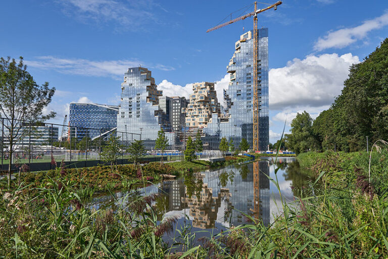 MVRDV-designed valley photographed near completion in amsterdam