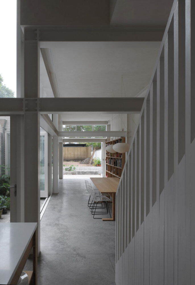 hugh strange nestles modern 'photographer's house' intervention in london