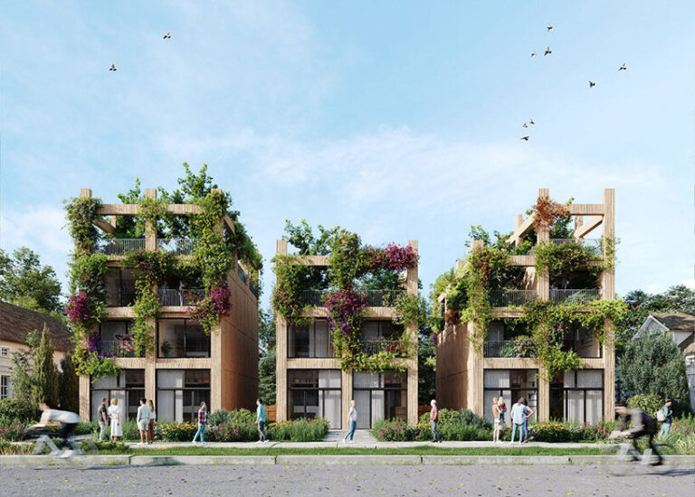 prefab units by cutwork are stacked like LEGOs to form adaptable ...