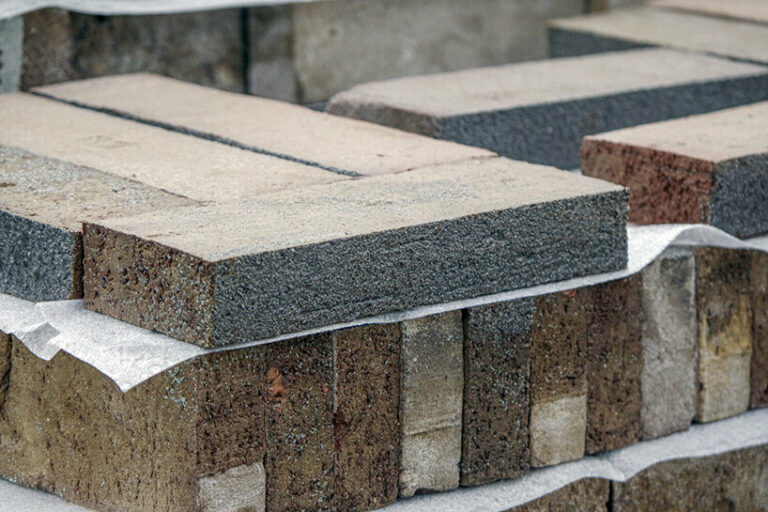 the west, a building in new york with a recycled-brick façade