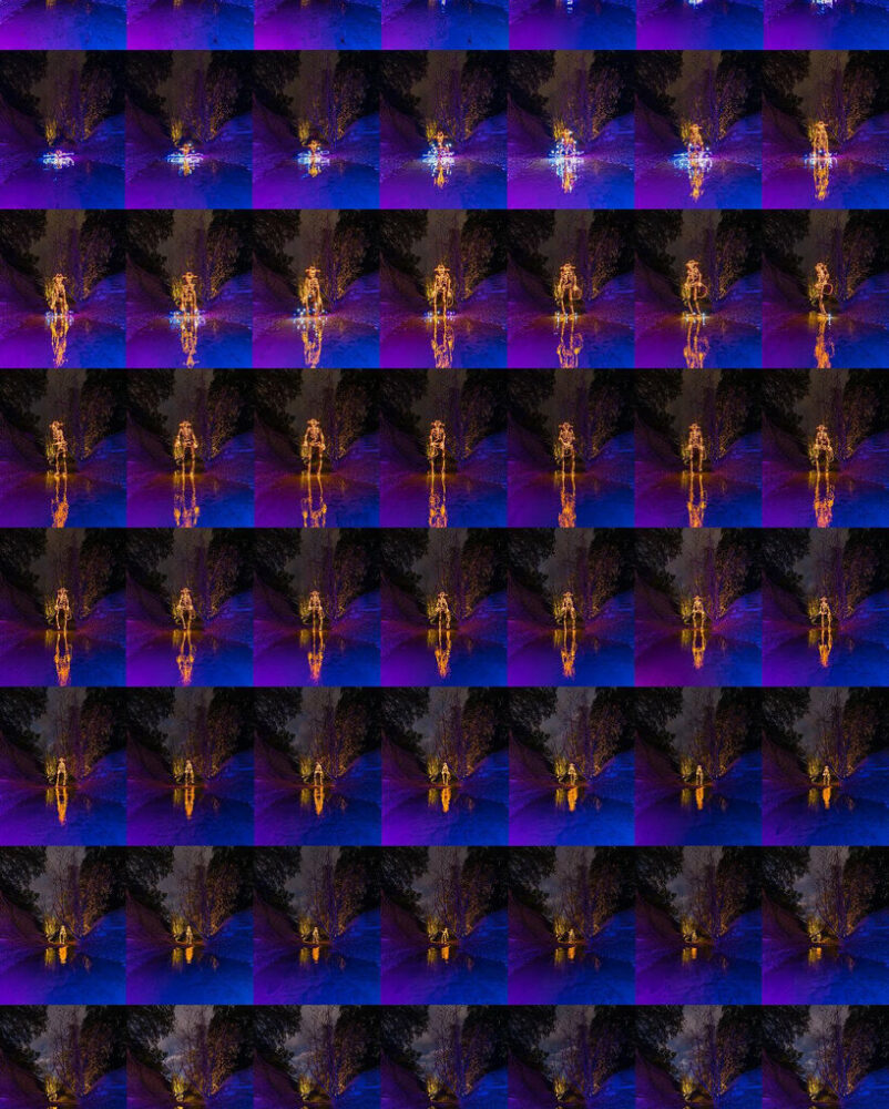 DARIUSTWIN's stop motion western is made from over 600 light paintings