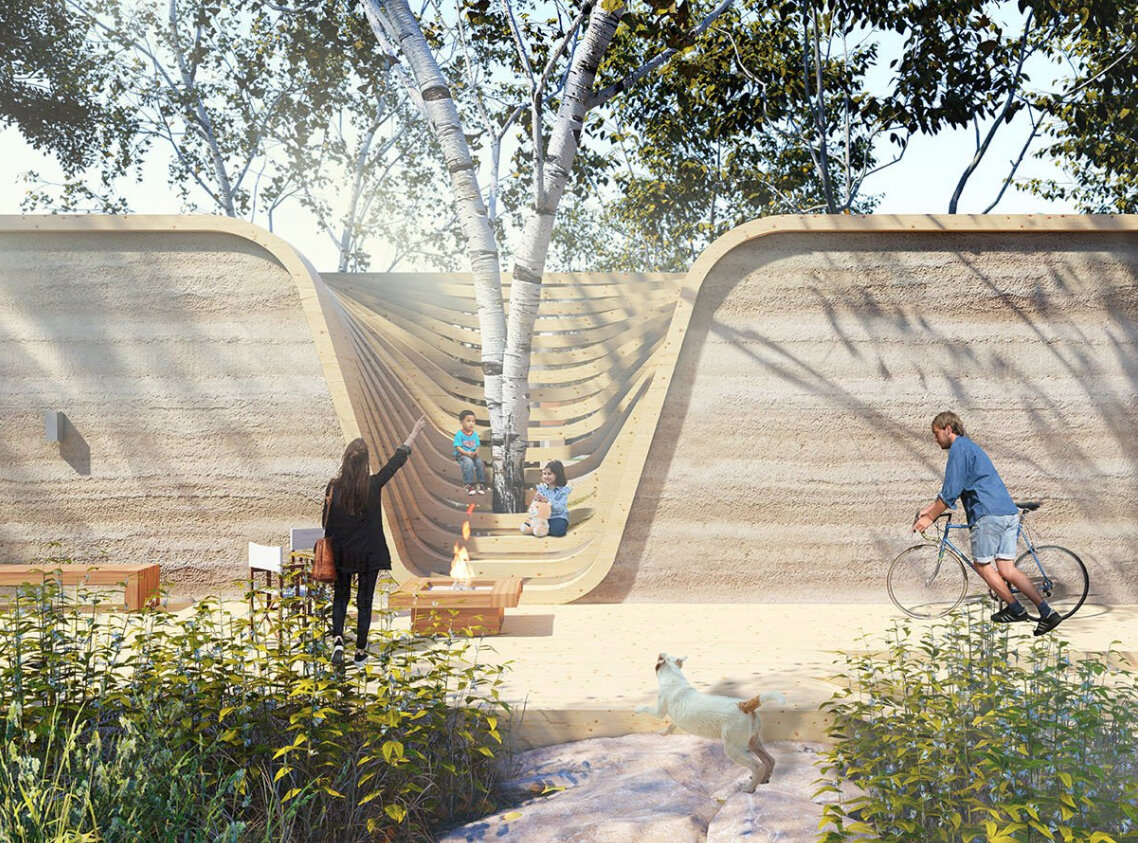 sneha dhanuka + dhruv shah propose 'house for humans and a tree'