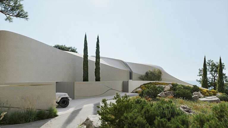 niko architect's membrane house in russia is informed by natural motifs